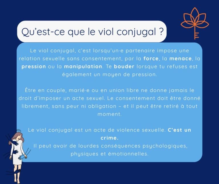Qu'est-ce que le viol conjugal? - Info SVP